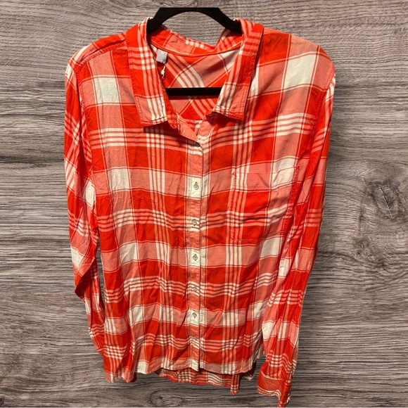 jcpenney | Tops | Jc Penny Red Checked Top | Poshmark